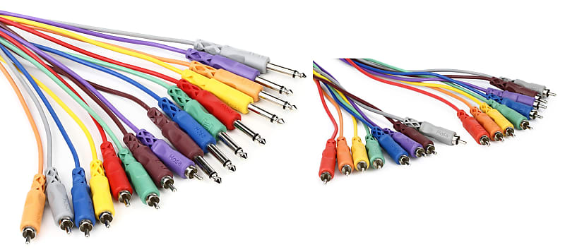 Hosa CPR-802 8-channel 1/4-inch TS Male to RCA Male Snake - | Reverb