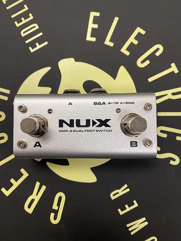 NUX NMP-2 Dual Foot Switch Silver | Reverb UK