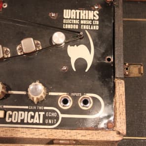 Vintage 1960s Watkins Copicat MK 2 Black Cream Valve Echo | Reverb