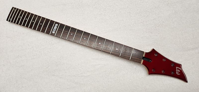 ESP LTD F-50 2017 - Natural with Candy Apple Red Peg Head | Reverb