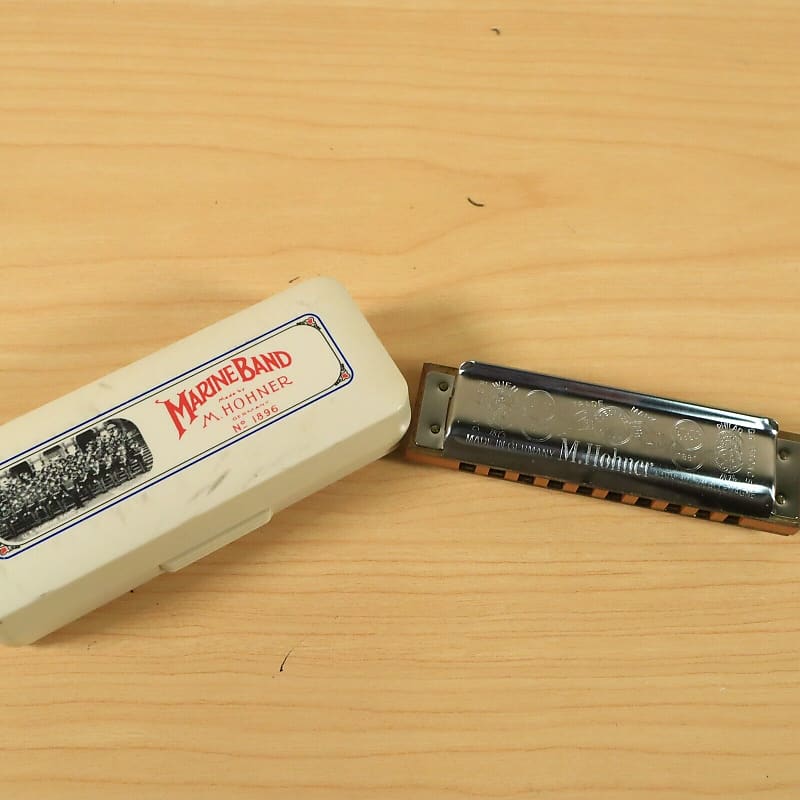 M. Hohner ~ Marine Band Harmonica No. 1896/20 ~ Key Of C | Reverb