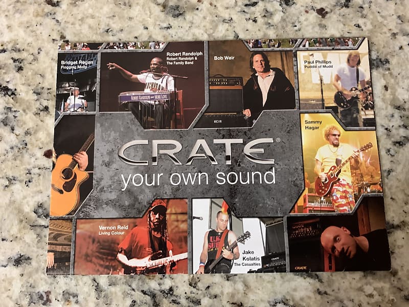 Crate Poster Catalog Billy Gibbons VTX GLX Marty Friedman | Reverb