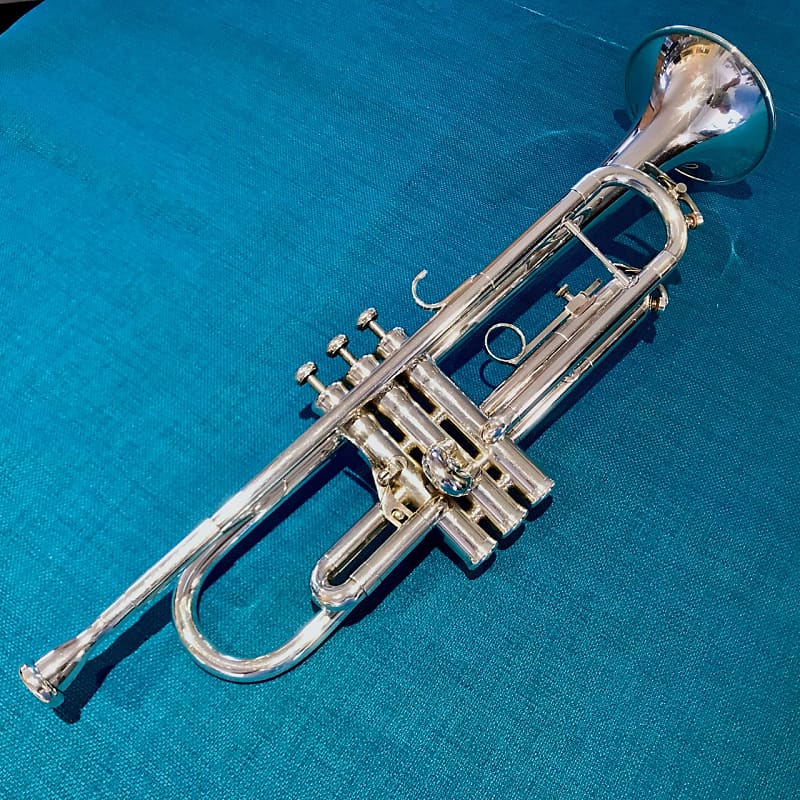 1971 King Silver Flair 1055T Trumpet w/ 1st Slide Trigger + | Reverb