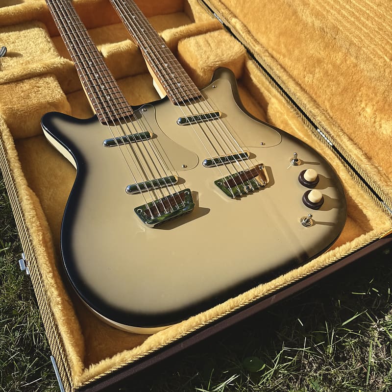 Danelectro Doubleneck 6/6 Baritone and Guitar 1998 - 2004 - | Reverb