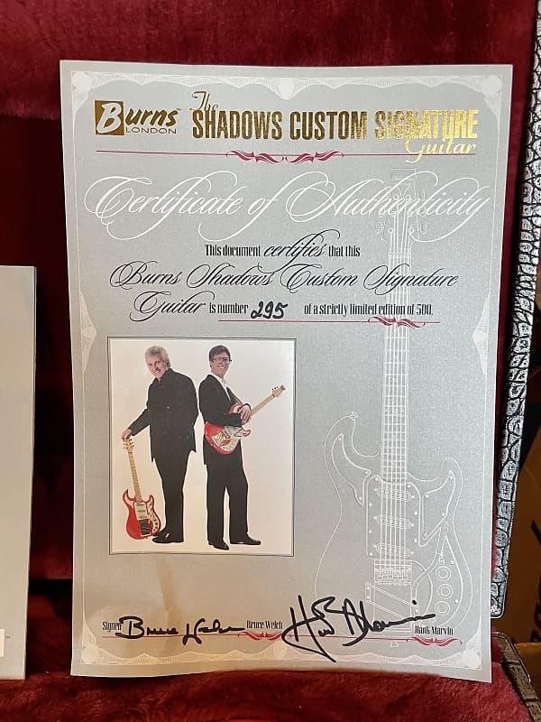 Burns Custom Shop The Shadows Limited Ediiton | Reverb