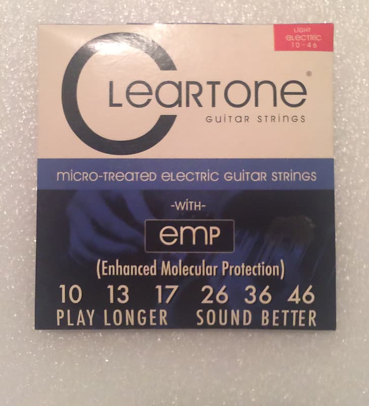 Cleartone Electric guitar strings with emp 10-46 | Reverb