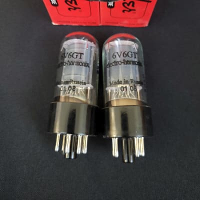 Electro-Harmonix 6V6GT Matched Pair Tube Set | Reverb