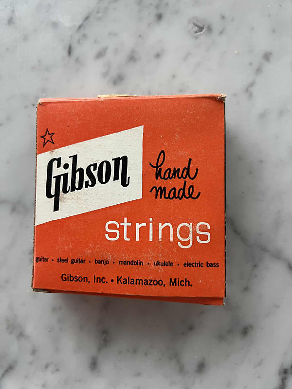 1950’s-1960’s Gibson Hand Made Guitar Strings E6th | Reverb Canada