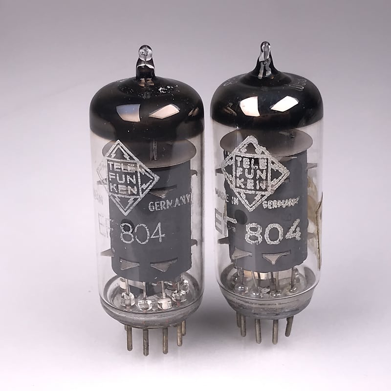 Telefunken EF804 Vacuum Tubes (Pair) | Reverb