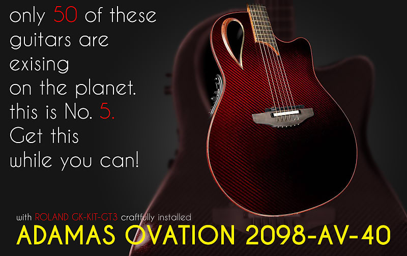 Ovation Adamas 2098 AV-40. No.5 of only 50 existing on | Reverb Canada