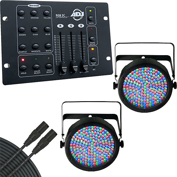 American DJ RGB 3C DMX Lighting Controller w/ Chauvet SlimPAR | Reverb