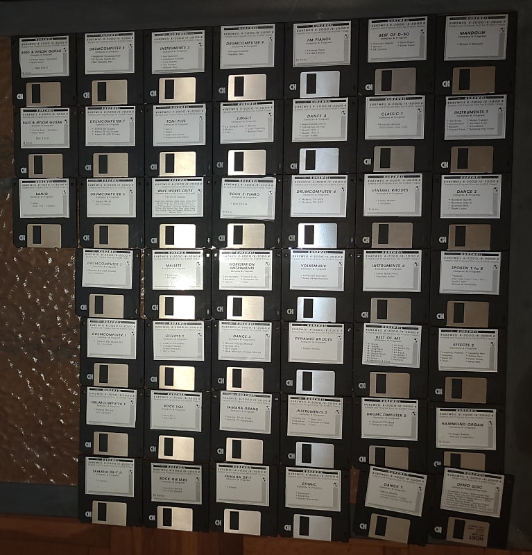 109 sample disks +GM soundset+extra programs for Kurzweil | Reverb