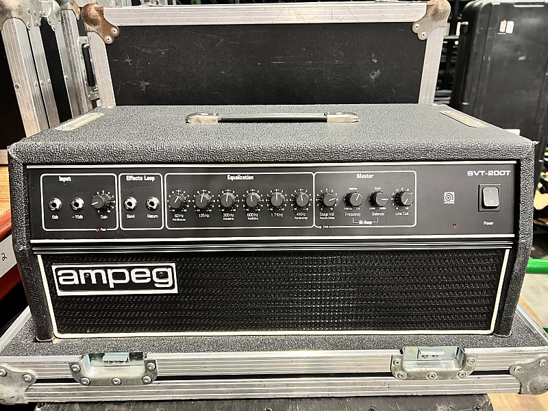 Ampeg SVT 200-T Bass Amp Head 2000s - Black | Reverb