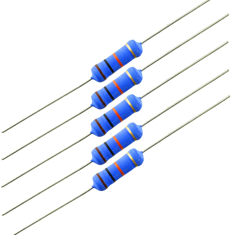 3 Watt 5% Metal Oxide Power Resistors, 1K ohms, 5 pieces | Reverb