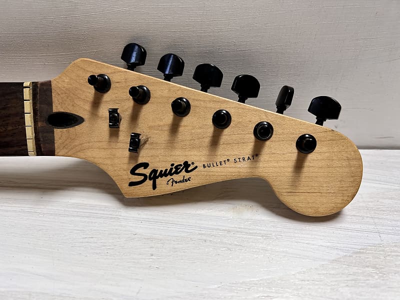Squier Bullet Strat - Black Hardware - Fully Loaded | Reverb