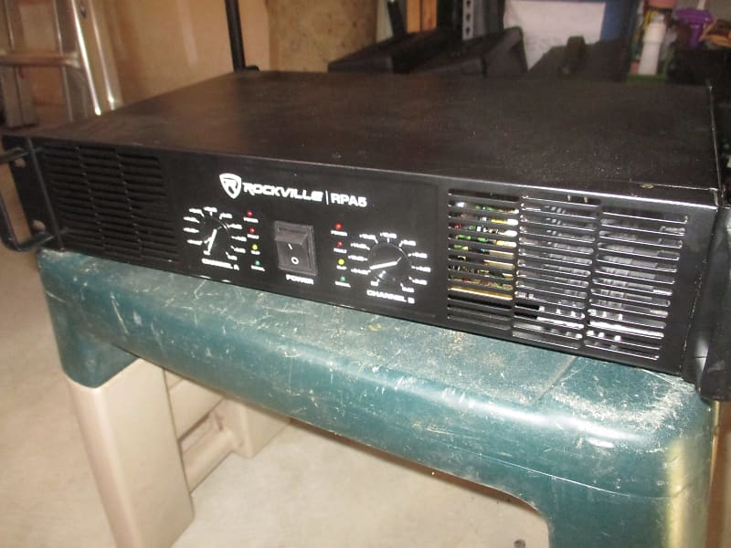Rockville RPA5 2018 black 1000-watt power amp | Reverb