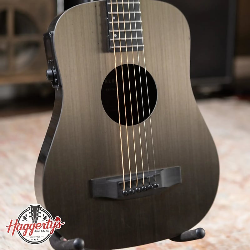 Klos Full Carbon Deluxe Acoustic/Electric Travel Guitar - | Reverb