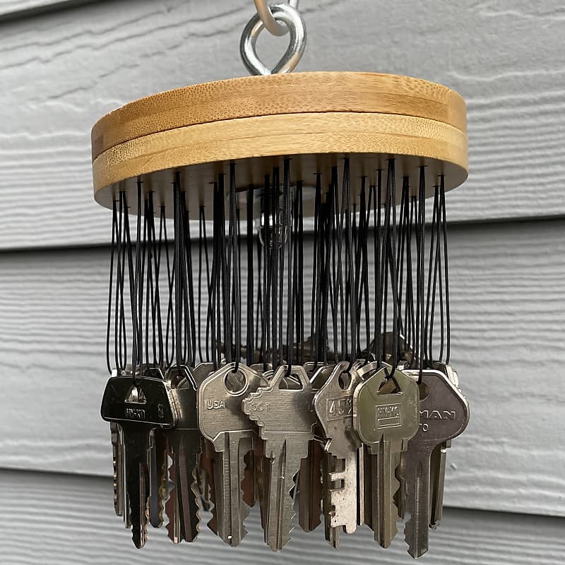 Upcycled Percussion - Key Chimes - Large - Silver Keys | Reverb