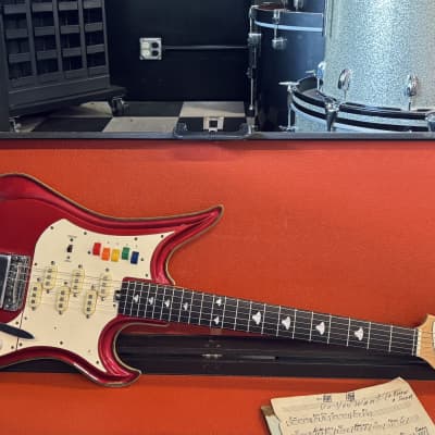 Teisco Spectrum V 1960s - Red | Reverb