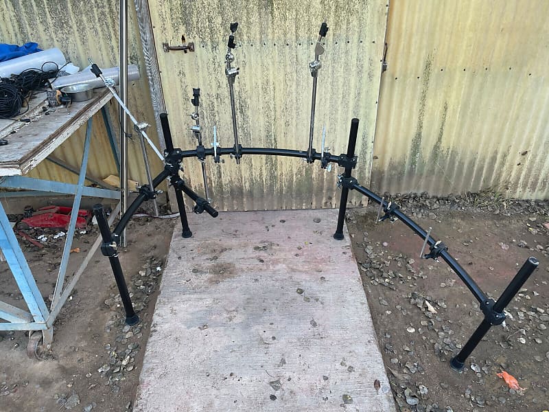 Alesis Strike Pro SE Black Rack with Boom Arms and some | Reverb