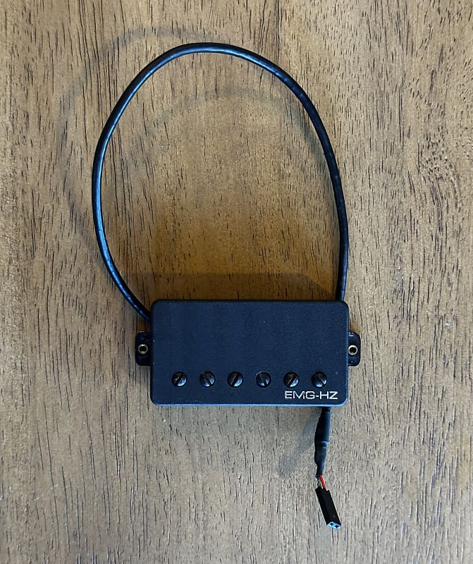 EMG H1 B Passive Bridge Pickup - Black with Quick Connect | Reverb