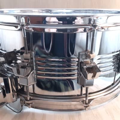 1980s 6'' x 14'' Dual Parallel Strainer Snare Drum | Reverb