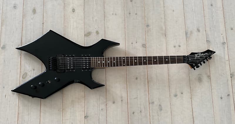 Black B.C. Rich Warlock Made in the USA by Class Axe in the | Reverb