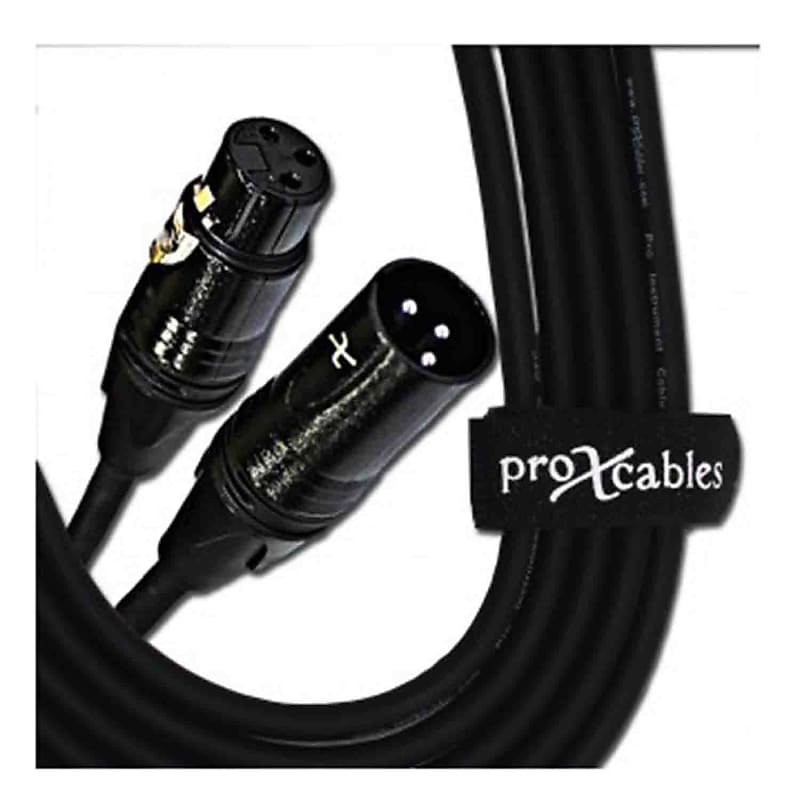 ProX XC-MIC50 Balanced XLR3-F to XLR3-M High Performance | Reverb