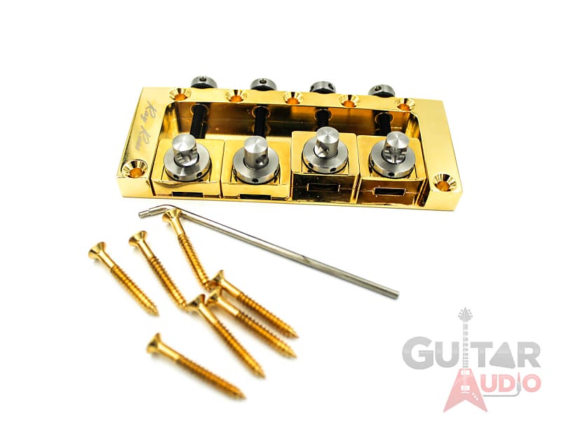 Ray Ross Saddle-Less/Saddleless 4-String P/J Bass Bridge - | Reverb