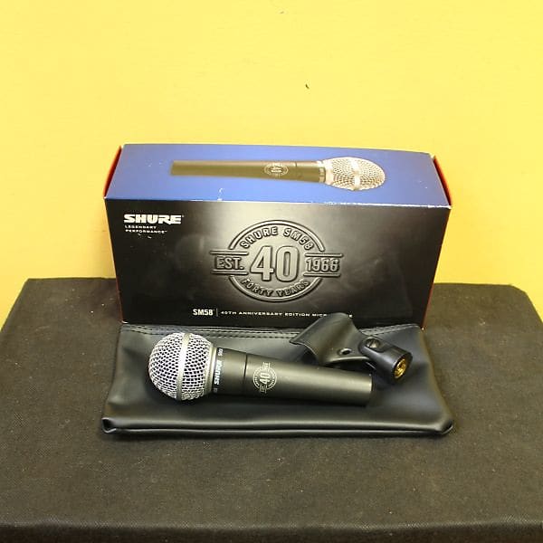 Shure SM58 40th Anniversary Limited Edition RARE! | Reverb