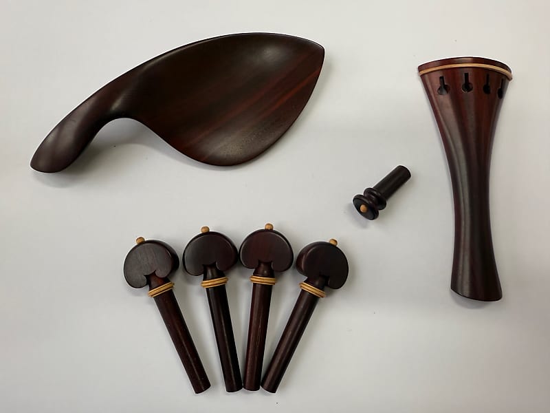 Seasoned Rosewood Violin fittings, 4/4 | Reverb