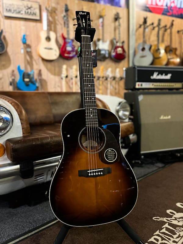 Cort ET100SSFSB Westerngitarre, Earth 100 SSF, Sunburst, | Reverb