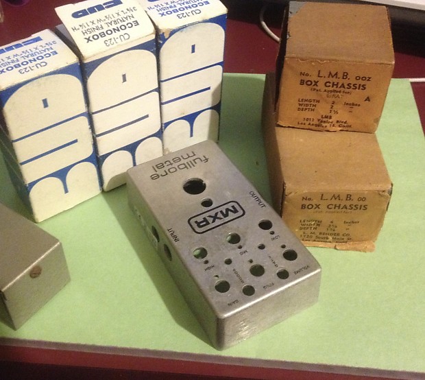 MXR Budd Lot of 7 Total Metal Case Enclosure for Pedal Effect | Reverb
