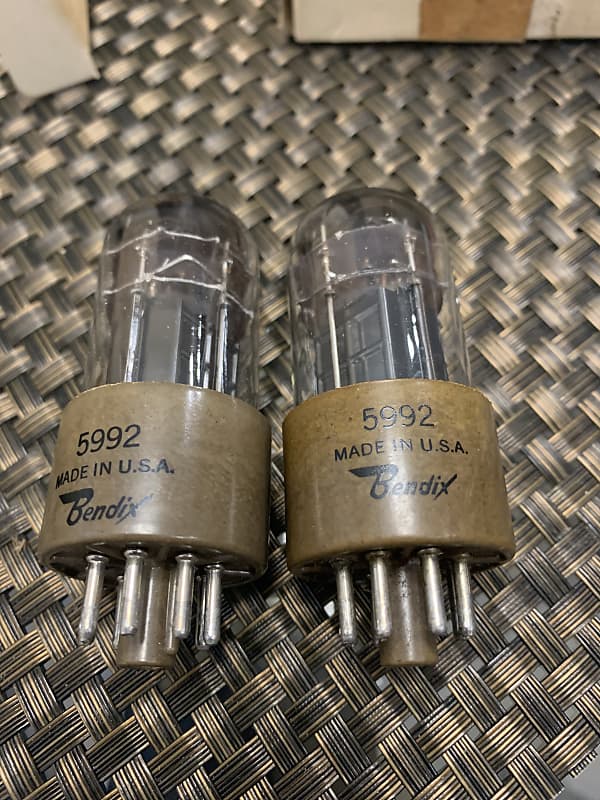 NOS Bendix 5992/6v6gt (Matched Pair) | Reverb