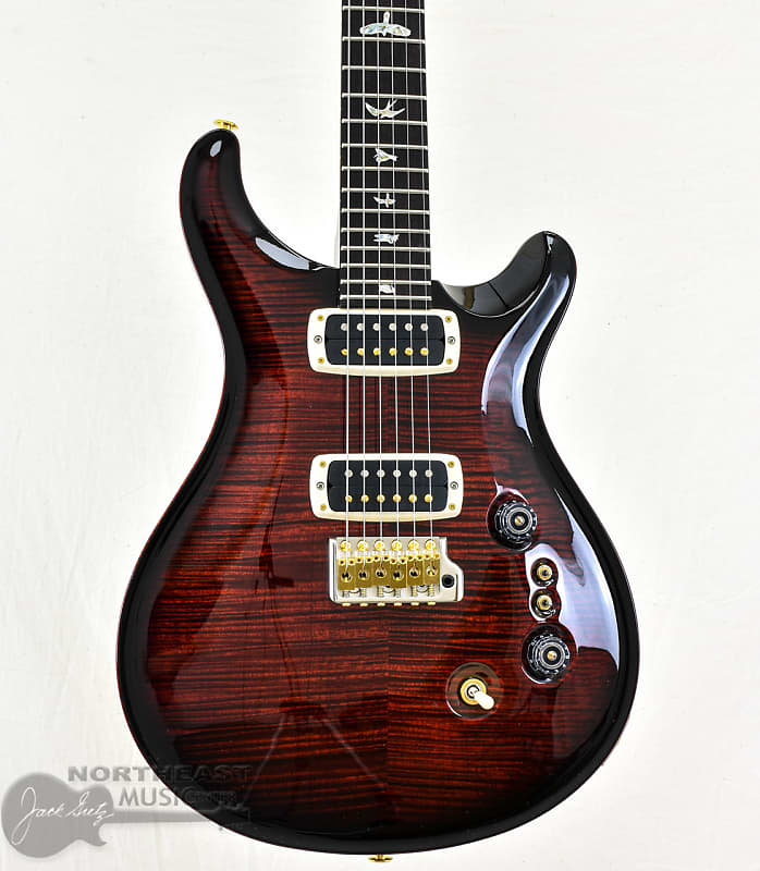PRS Guitars Custom 24-08 - Fire Smokeburst 10 Top | Reverb