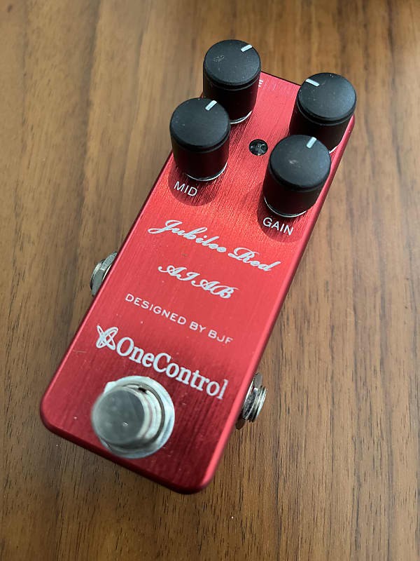 Onecontrol Jubilee Red distortion aiab overdrive mini pedal | Reverb