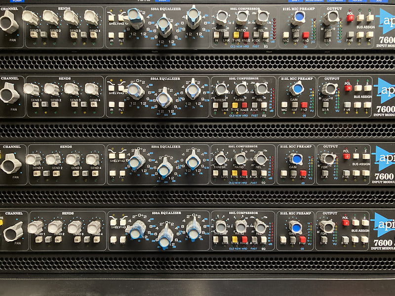 API 7600 Input Module Mic Pre / EQ / Compressor | Reverb