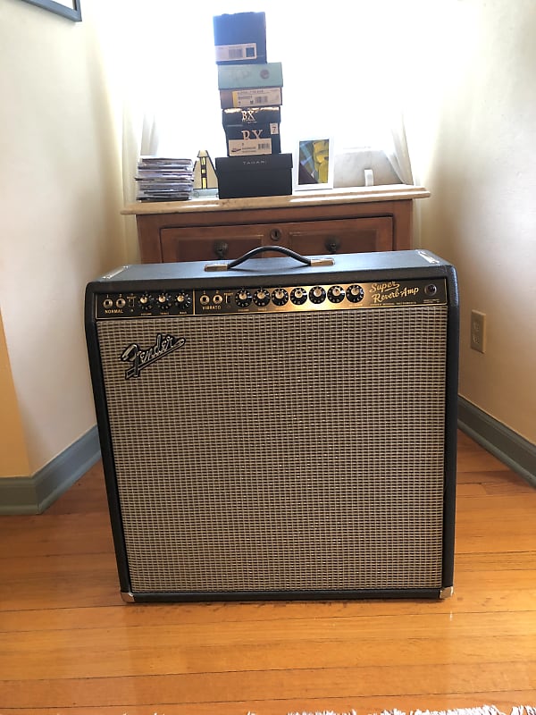 Fender Black Panel Super Reverb 2-Channel 40-Watt 4x10" | Reverb