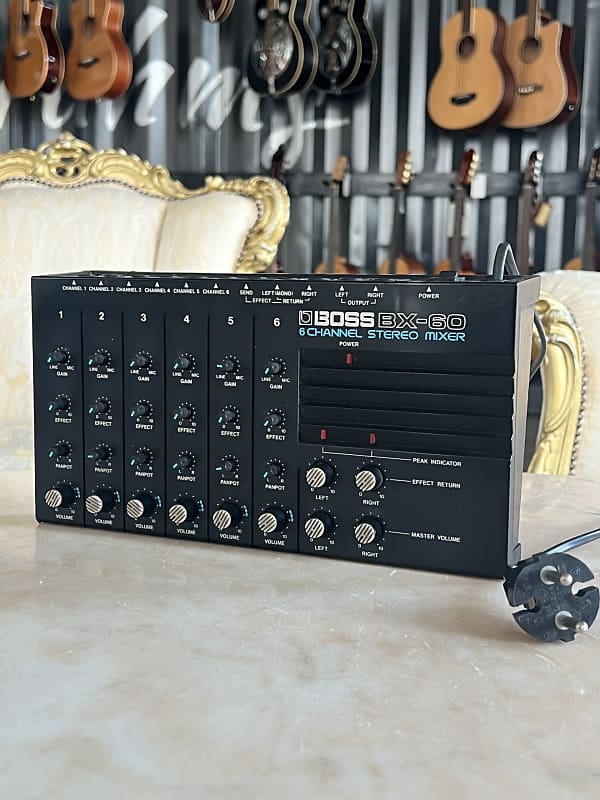 Boss BX-60 6 Channel Stereo Mixer | Reverb