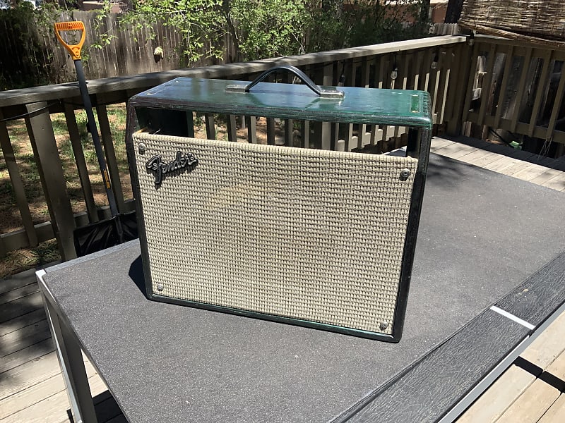 Custom Fender 75 Cabinet and Baffle - Green | Reverb