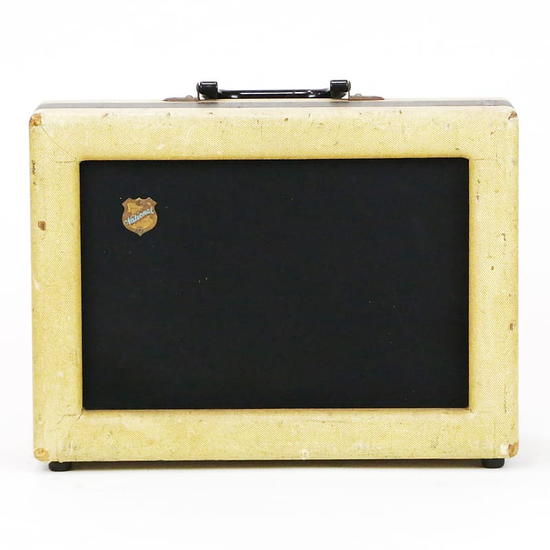 1959 National Model 1201 Vintage Tube Guitar Amplifier Cream | Reverb