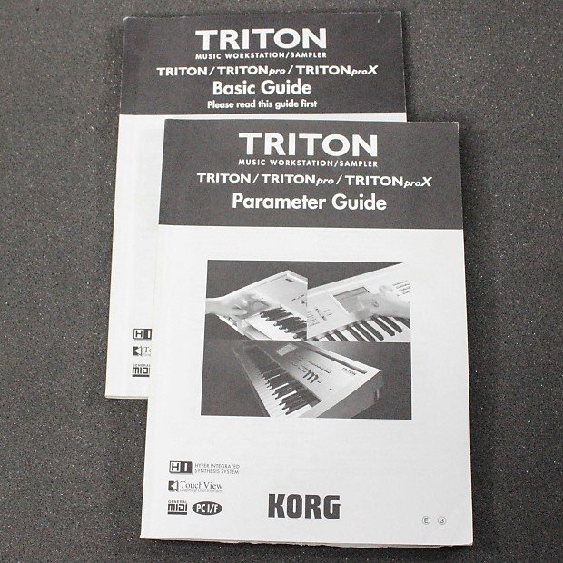 Korg Triton / Triton Pro / Triton ProX Original Manual Basic | Reverb