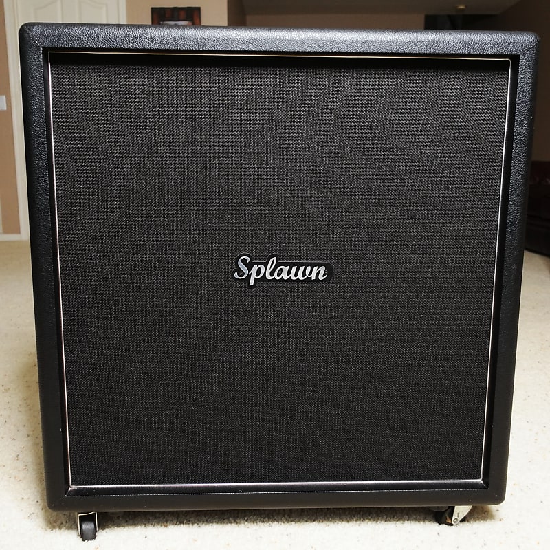 Splawn 4x12 Cabinet 2004 - Black Tolex with silver piping. | Reverb