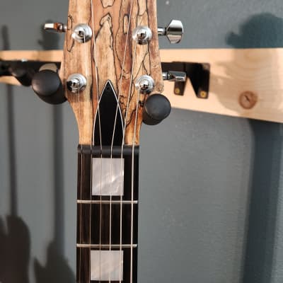 Left handed Kiesel C6m les paul - Spalted maple | Reverb