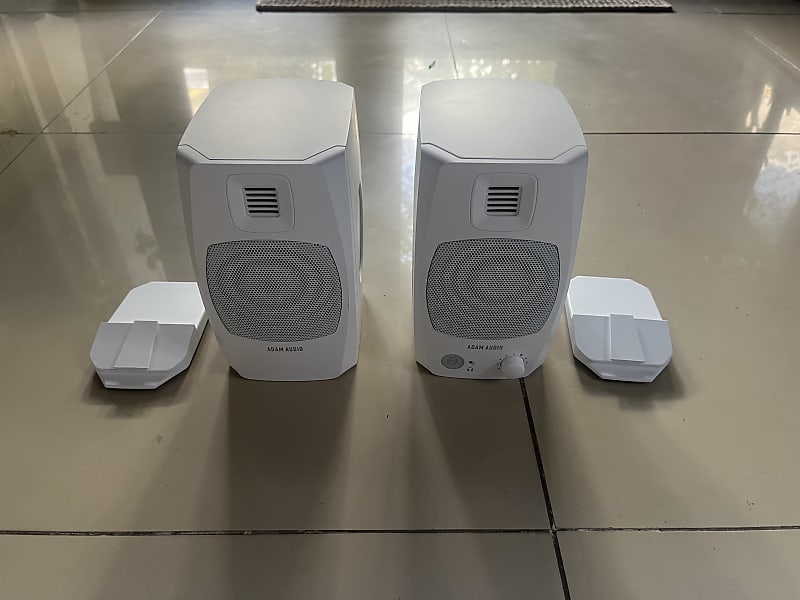 Adam Audio D3V Active Desktop Monitor System (White) | Reverb