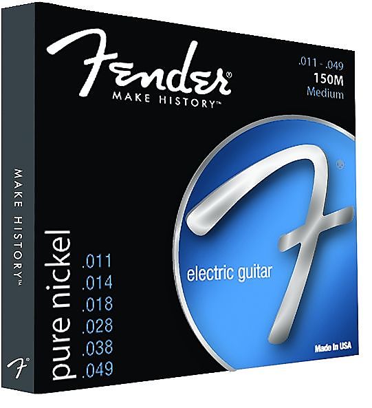 Fender Original 150 Guitar Strings, Pure Nickel Wound, Ball | Reverb