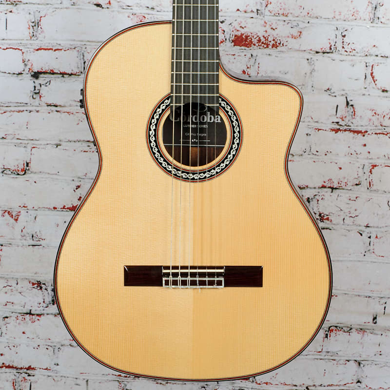 Cordoba GK Pro Negra Spruce/Rosewood Classical Guitar w/HSC | Reverb