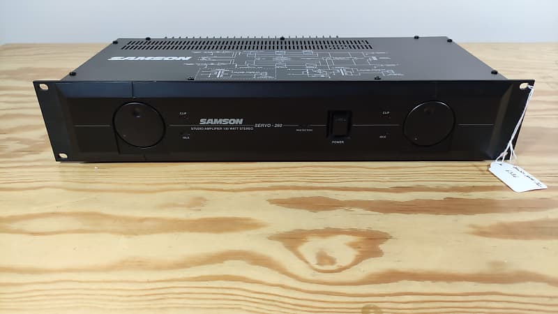 Samson Servo 260 Power Amp 2010s - Black | Reverb