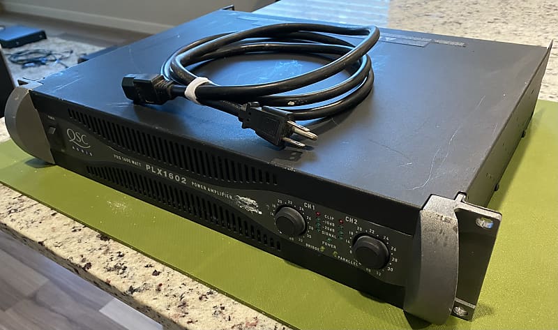 QSC PLX 1602 Power Amp, plx1602, amplifier | Reverb