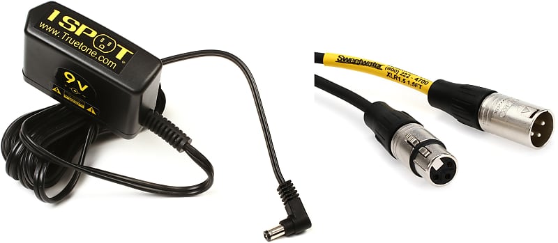 Truetone 1 SPOT Slim 9V DC Adapter Bundle with Pro Co EXM-1.5 | Reverb